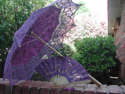 Lace-Parasols: "Florence" Cotton Parasol