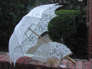 Lace-Parasols: "Florence" Exquisite Sun Parasol